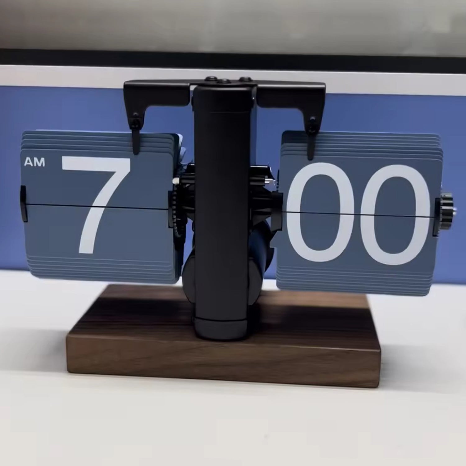 Mechanical retro electronic automatic page turning clock, far peak min ...
